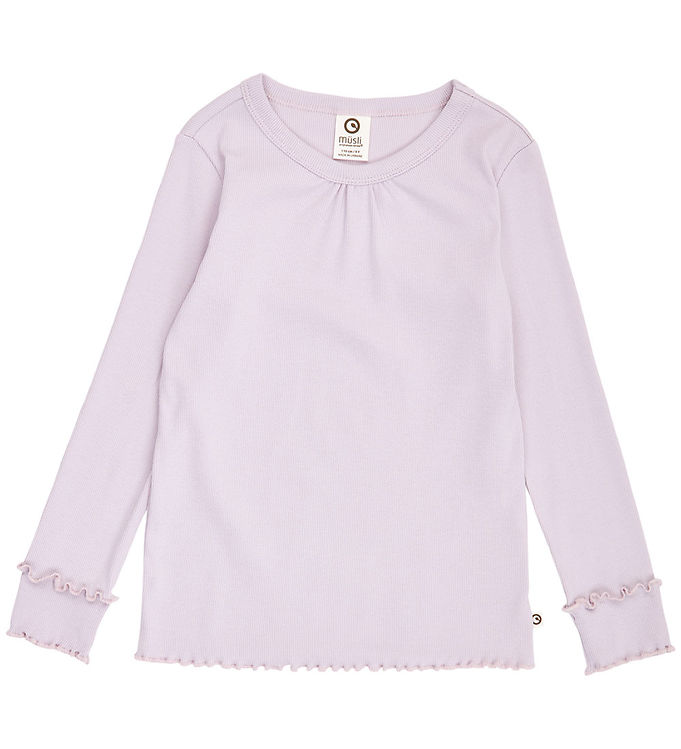 Müsli Bluse - Rib - Cozy Me - Bloom - Fri fragt i DK